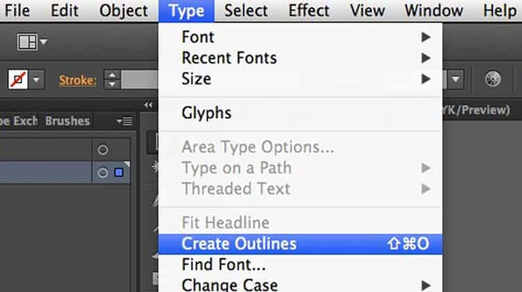 Converting Illustrator Or Photoshop Text To Outlines Sticker Genius