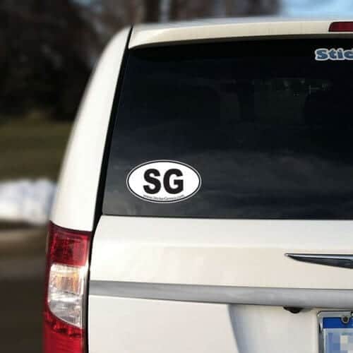 Sticker Genius Car Oval | Sticker Genius