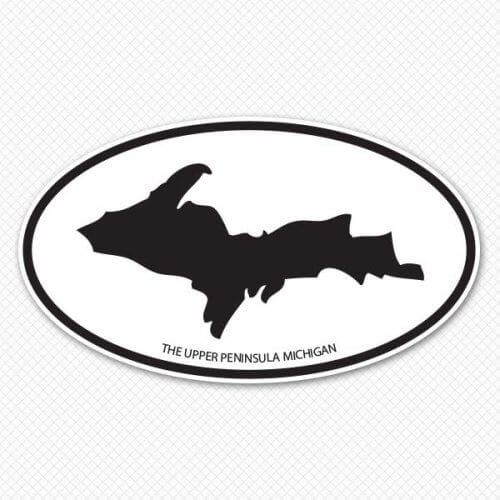 Upper Peninsula Silhouette Decal | Sticker Genius