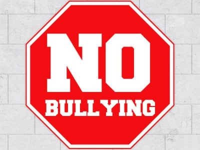 No Bullying Sticker Signs | Stop Bullying Stickers | Sticker Genius