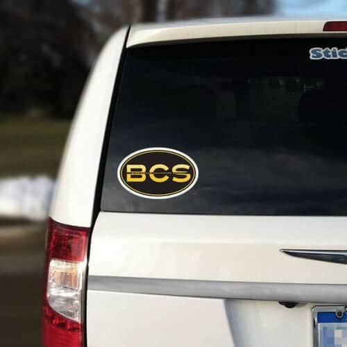 School Car Stickers | Custom School Stickers | Sticker Genius