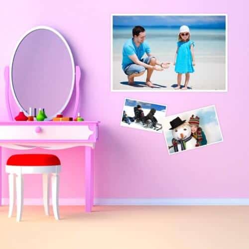 Personalized Photo Stickers | Reusable Wall Stickers