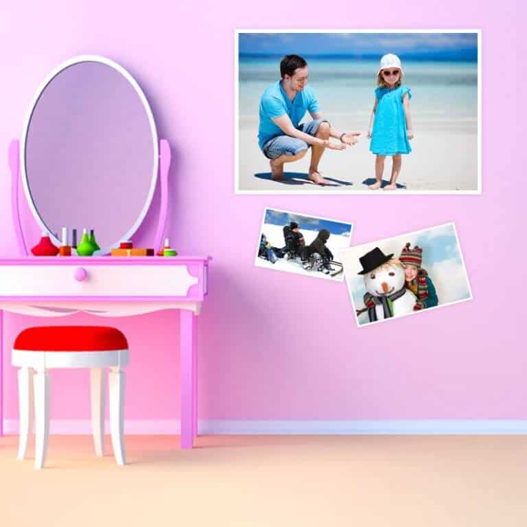 Personalized Photo Stickers | Reusable Wall Stickers