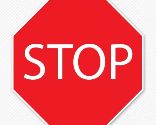 Door, Wall, or Window Stop Sign | Sticker Genius