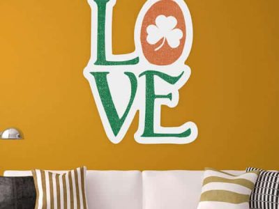 Irish Decals | Irish Wall Decals | The Flag of Ireland Sticker