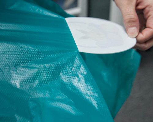 Custom Restickable Bag Stickers | Sticker Genius