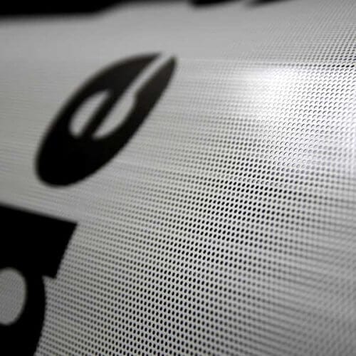 See Thru Perforated Window Vinyl | Sticker Genius