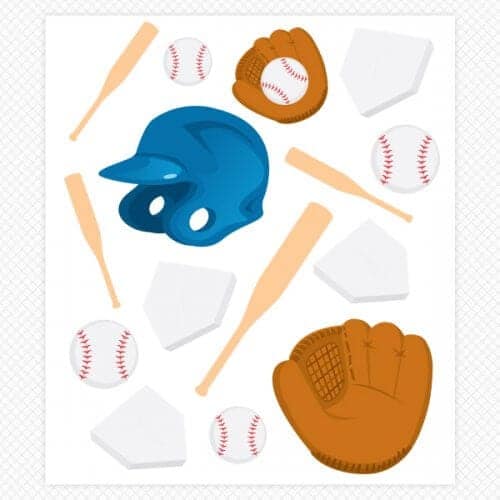 Baseball Wall Decals | Baseball Stickers for Walls