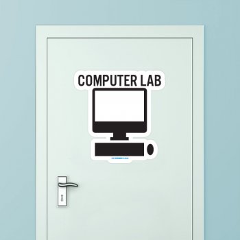 Computer Lab Sign | Computer Classroom Wall Sticker