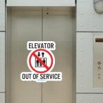 Elevator Out of Service Signs | Out of Service Stickers