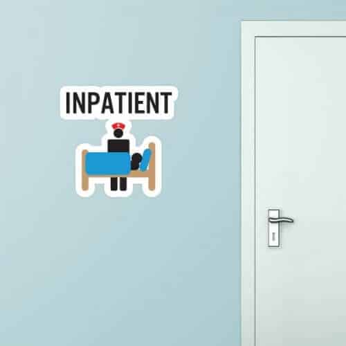 Inpatient Wall Graphic | Sticker Genius