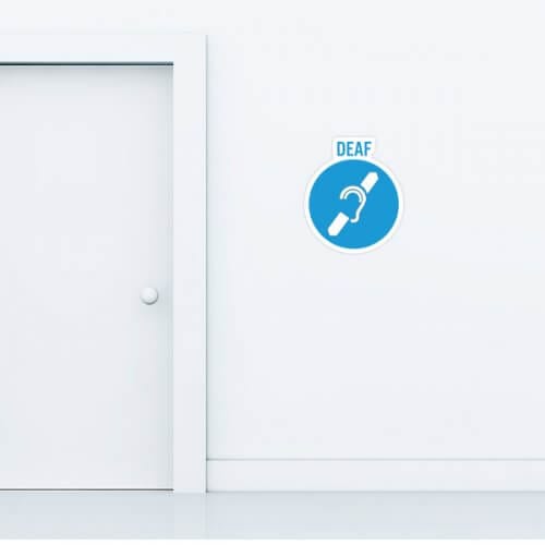 Deaf Wall Graphic | Sticker Genius