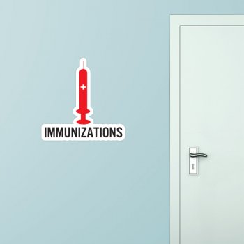 Removable Immunizations Wall Graphic | Sticker Genius