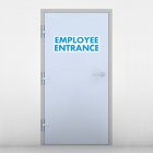 Employee Entrance Signs | Staff Only Door Sign