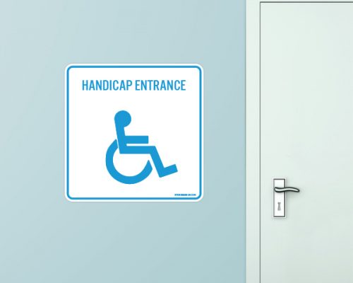 Handicap Parking Wall Graphic | Sticker Genius