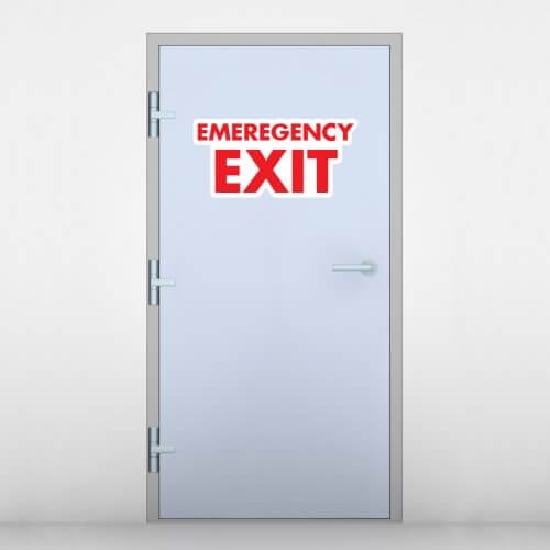 Emergency Exit Signs | Emergency Exit Stickers