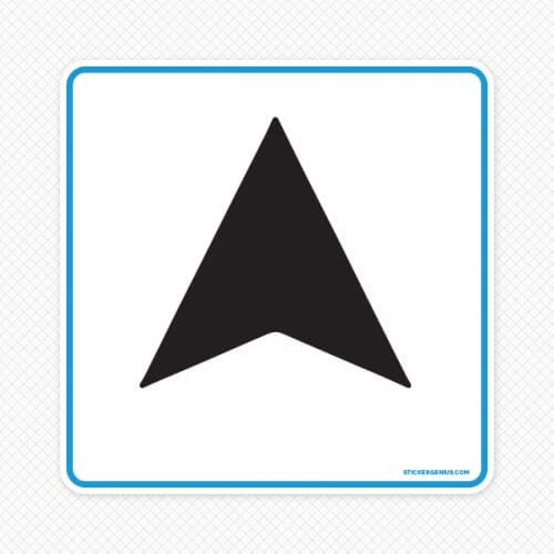 Modern Arrow Graphic for Walls | Sticker Genius