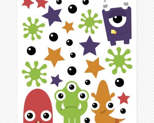 Monsters Room Theme | Sticker Genius