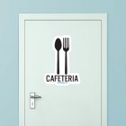 Cafeteria Sign | Custom Cafeteria Symbol Door Sticker