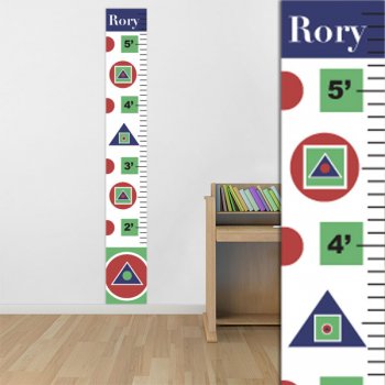Shapes Abstract Growth Chart | Sticker Genius