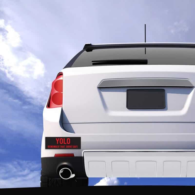 Yolo Sticker | Yolo Bumper Sticker | Yolo Decal | Sticker Genius