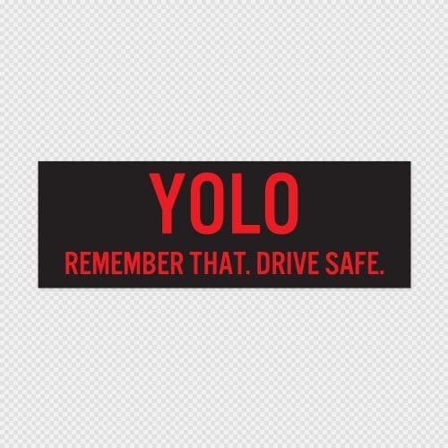 Yolo Sticker | Yolo Bumper Sticker | Yolo Decal | Sticker Genius