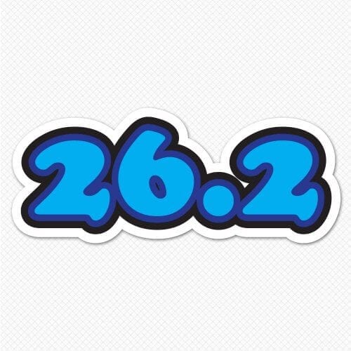 26.2 Marathon Car Decal Sticker | 26.2 Window Sticker