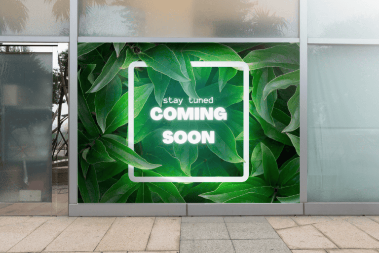 Storefront Window Graphics | Temporary Window Covering