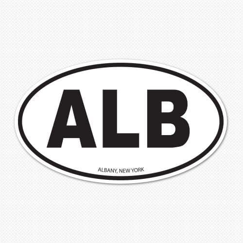 Albany Oval ALB Sticker | Sticker Genius
