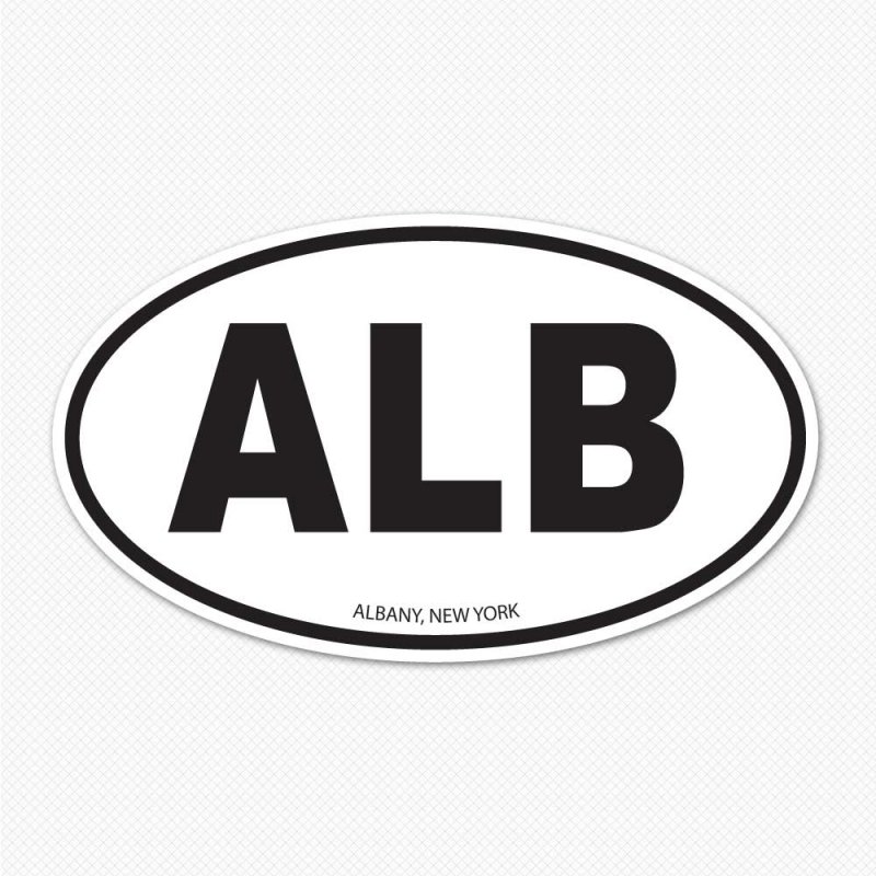 Albany Oval ALB Sticker | Sticker Genius