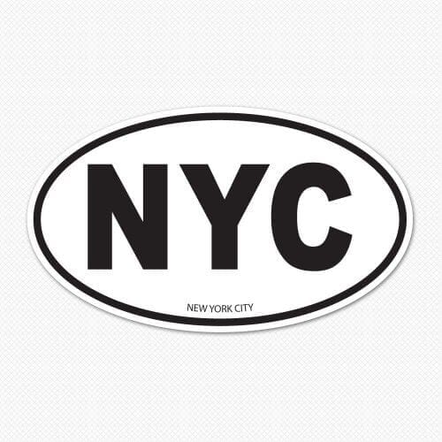 NYC Bumper Sticker | NYC Stickers | Sticker Genius