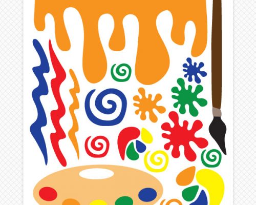 Paint Splatter Wall Decals | Kids Wall Stickers | Sticker Genius