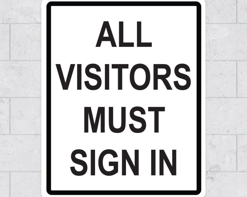 Hospital Sticker Signs | Common Hospital Signage