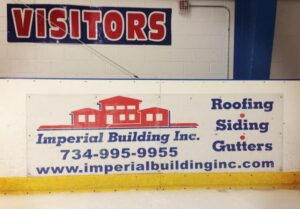 Hockey Dasher Board Advertising Decals | Sticker Genius