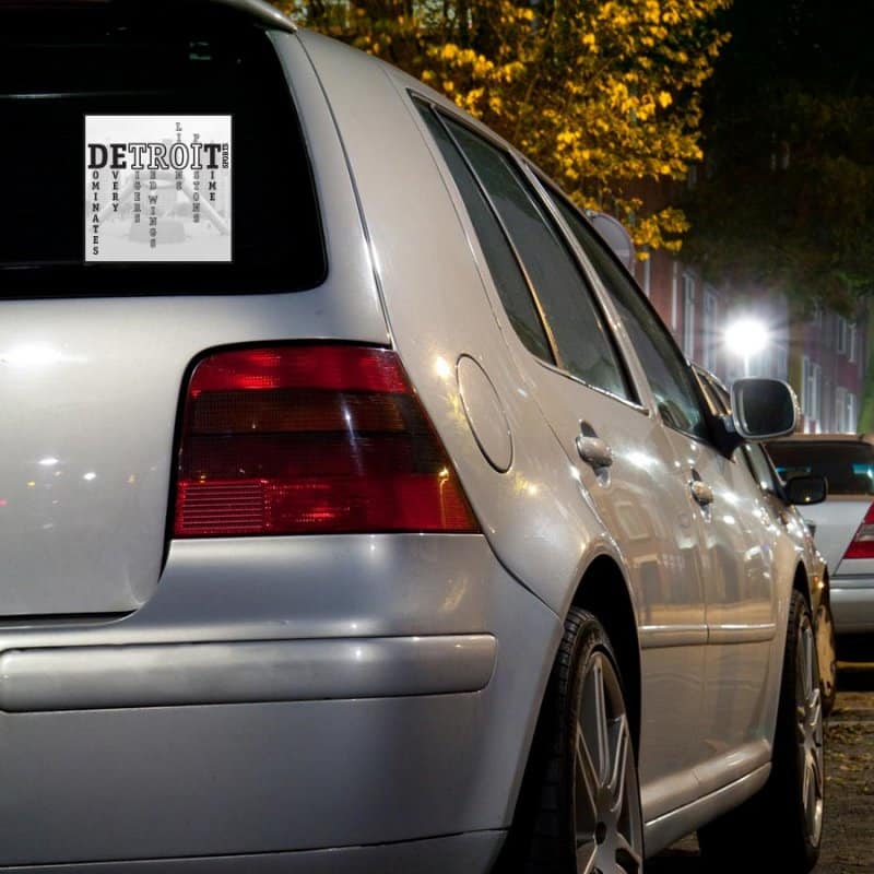 Detroit Sports Bumper Sticker | Detroit Window Decal