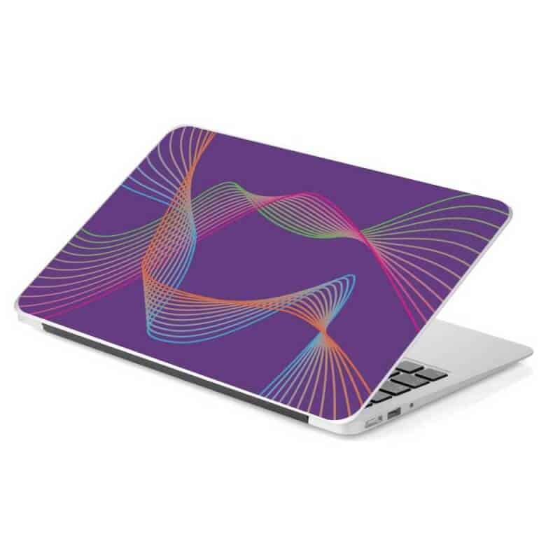 Abstract Laptop and Tablet Cover Sticker | Purple Device Cover
