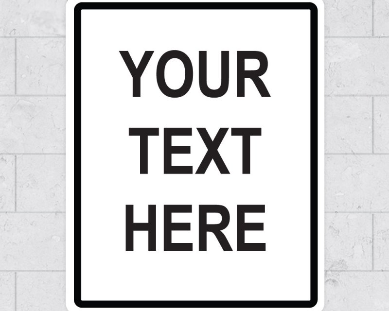 Road Sign Sticker Signs | Traffic Sticker Signs