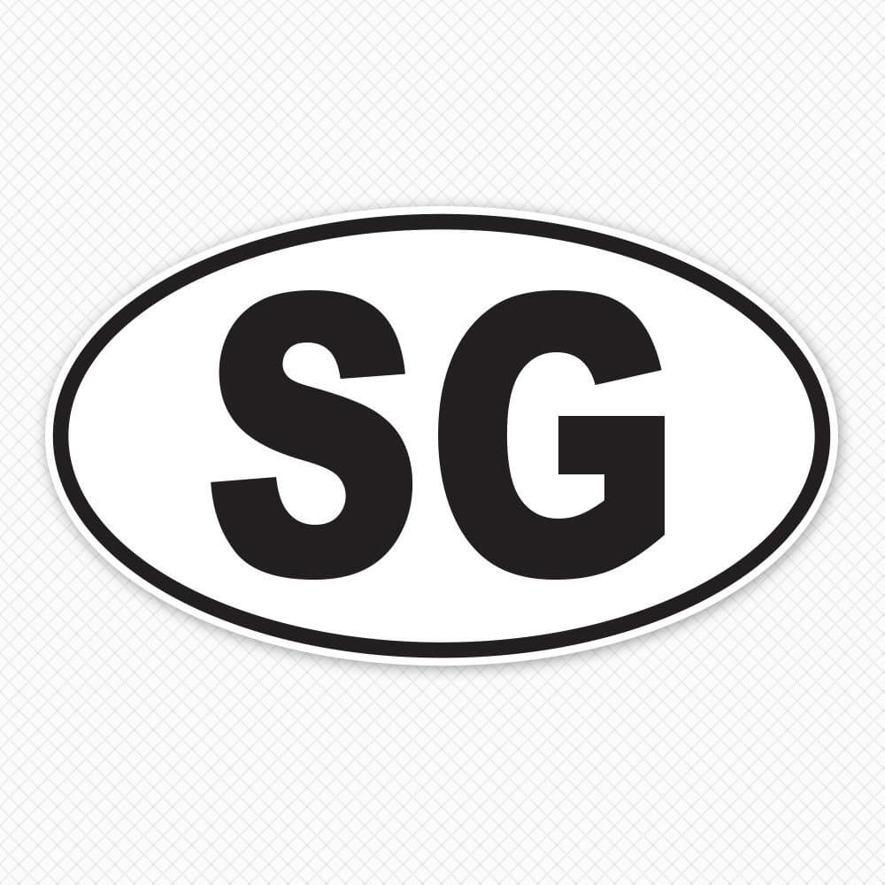 Oval Bumper Sticker Abbreviations | Custom Oval Bumper Stickers