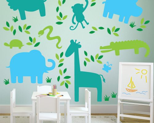 Jungle Animal Wall Decals | Animal Decals for Walls