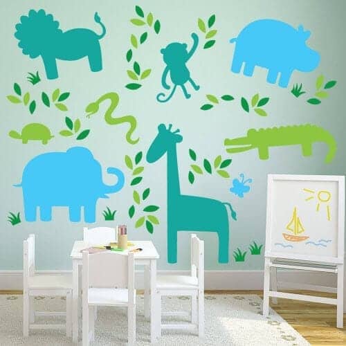 Jungle Animal Wall Decals | Animal Decals for Walls