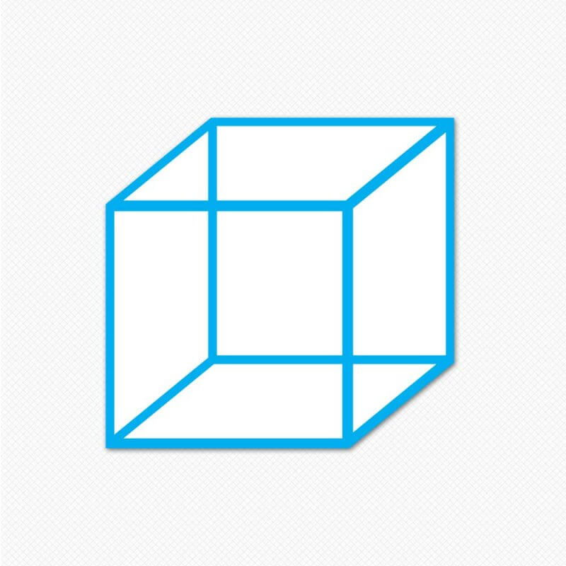 Colorful Cube Wall Stickers | Geometric Wall Stickers