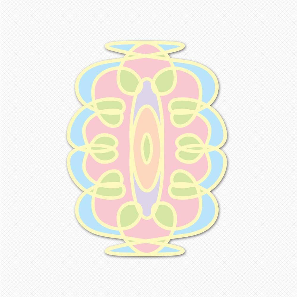 Pastel Squiggle Room Decor | Sticker Genius