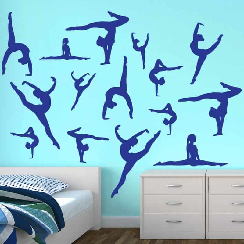 Dance Wall Stickers | Dancer Silhouette Wall Decals
