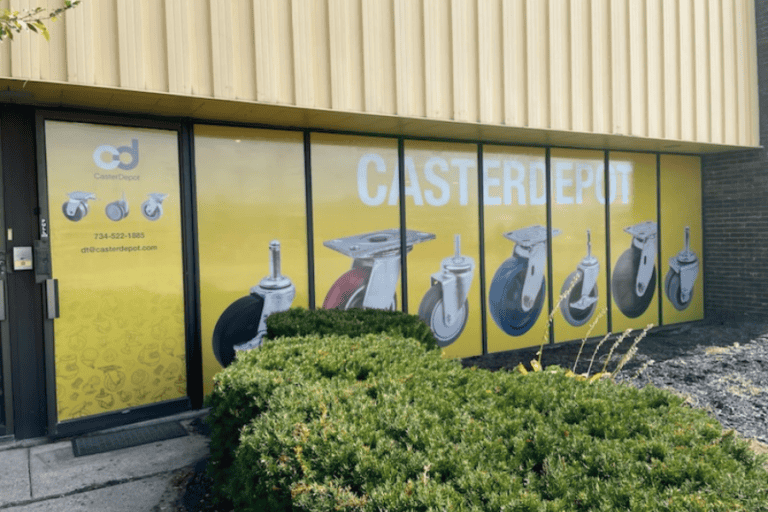 See Through Perforated Window Decals | Sticker Genius