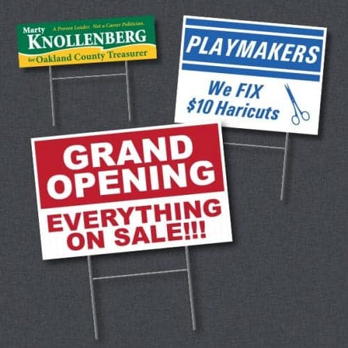 Custom Lawn Signs | Yard Sign Printing | Sticker Genius
