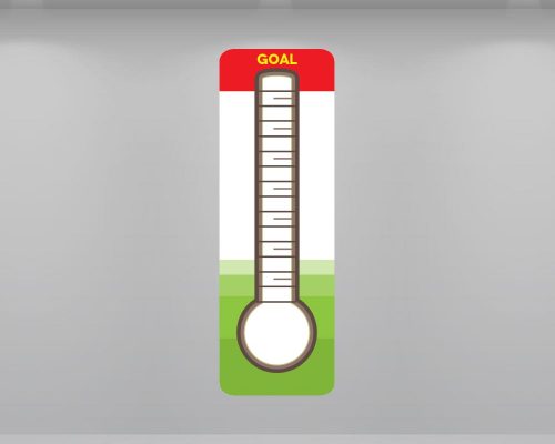 Dry Erase Goal Thermometer | Fundraising Goal Thermometer