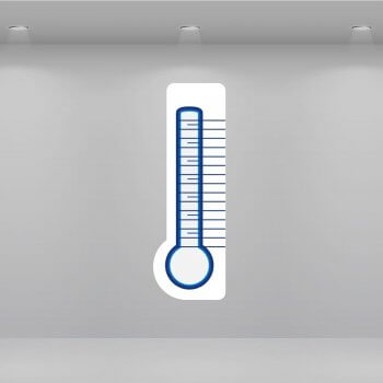 Thermometer Goal Tracker | Fundraising Thermometer