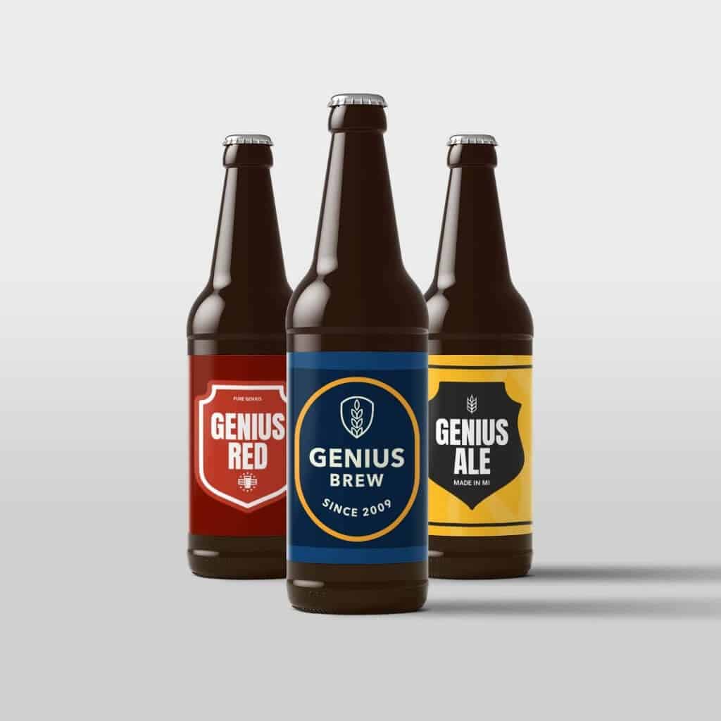 Craft Beer Stickers | Custom Beer Bottle Labels | Sticker Genius