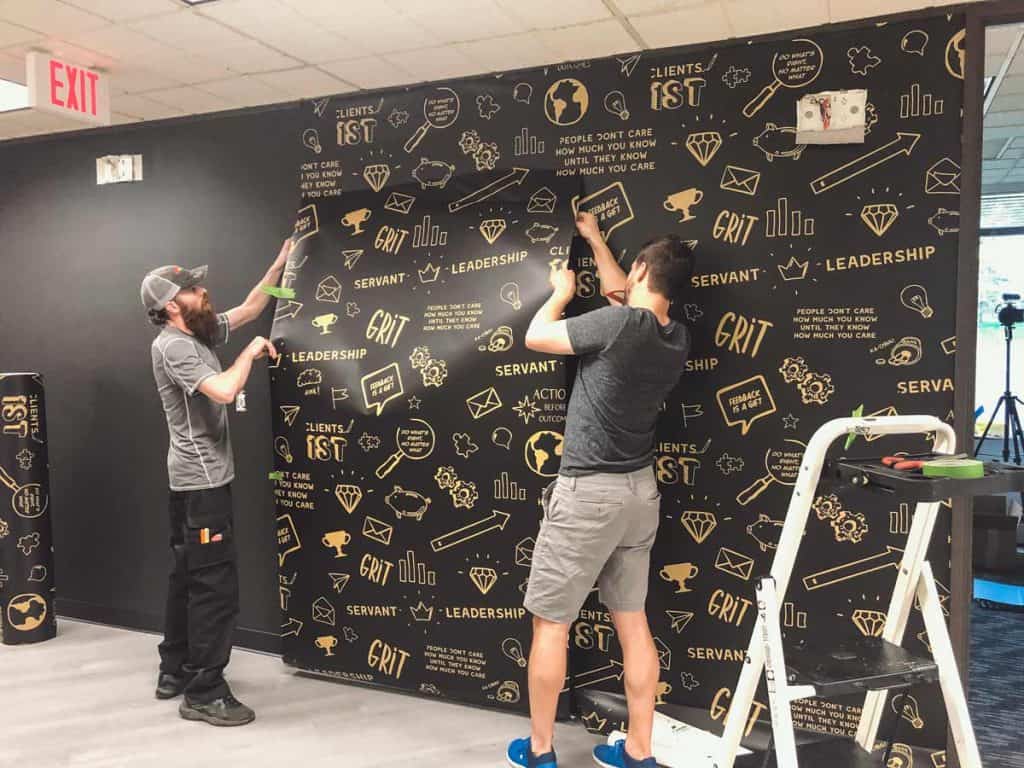 Vinyl Wall, Floor, & More Print Installation Services