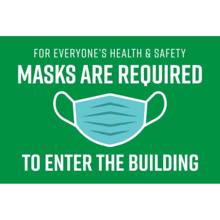 Please Wear a Mask Sign | Face Mask Safety Sign